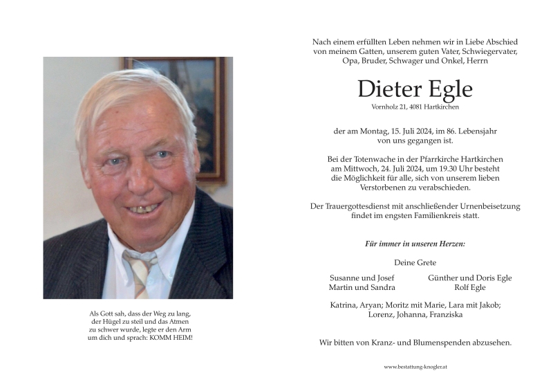 Bilder von Dieter Egle