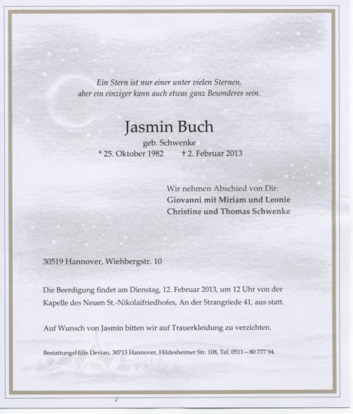 Bilder von Jasmin Buch