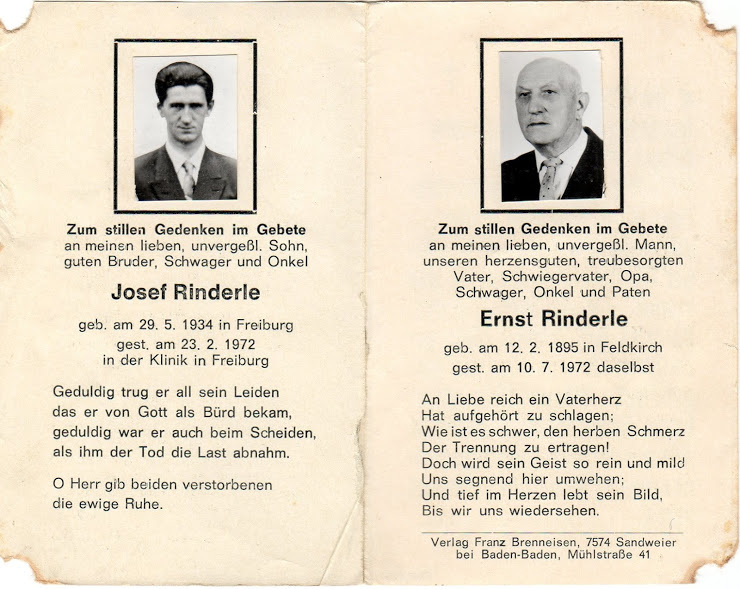 Bilder von Josef Rinderle